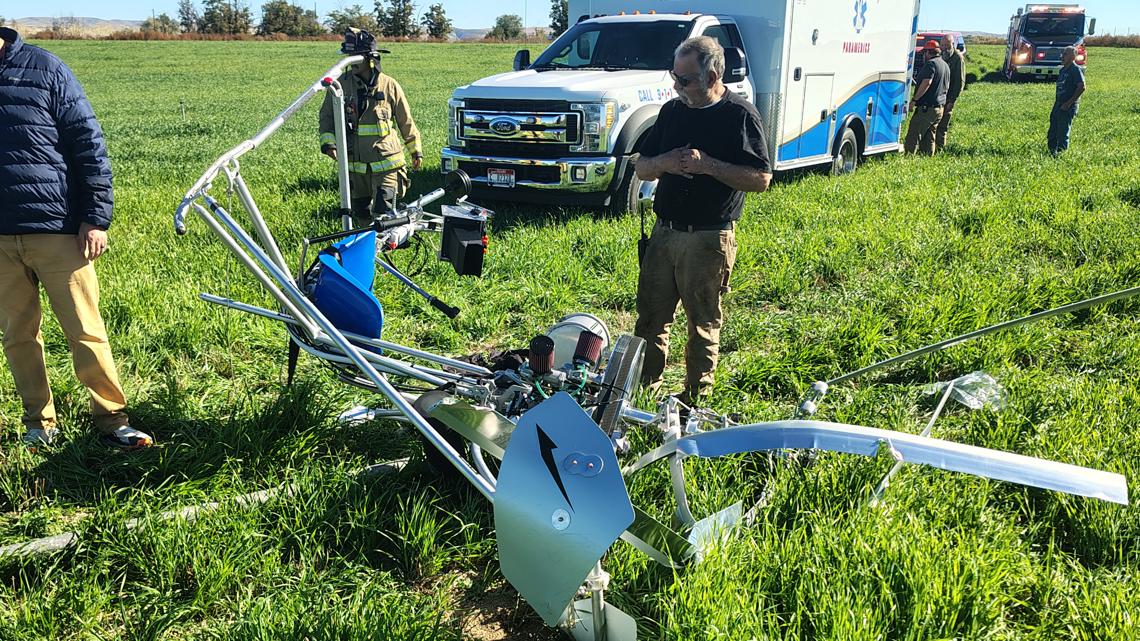Ultralight helicopter crash injures pilot at Weiser Airport | ktvb.com