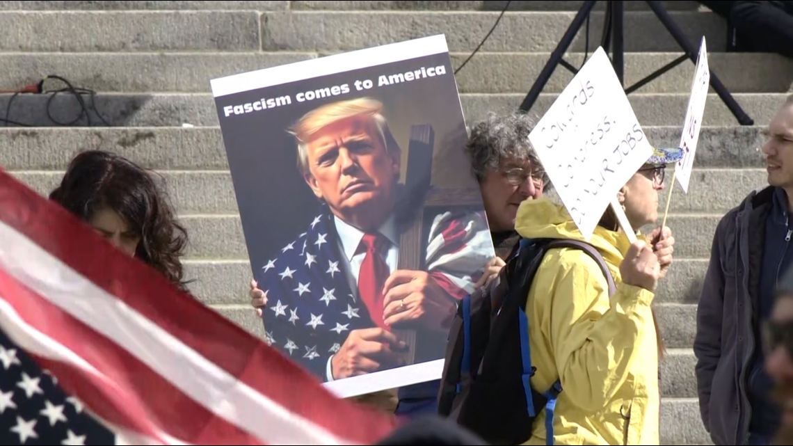 'Remove, reverse and reclaim': 50501 protest at Idaho Capitol | ktvb.com