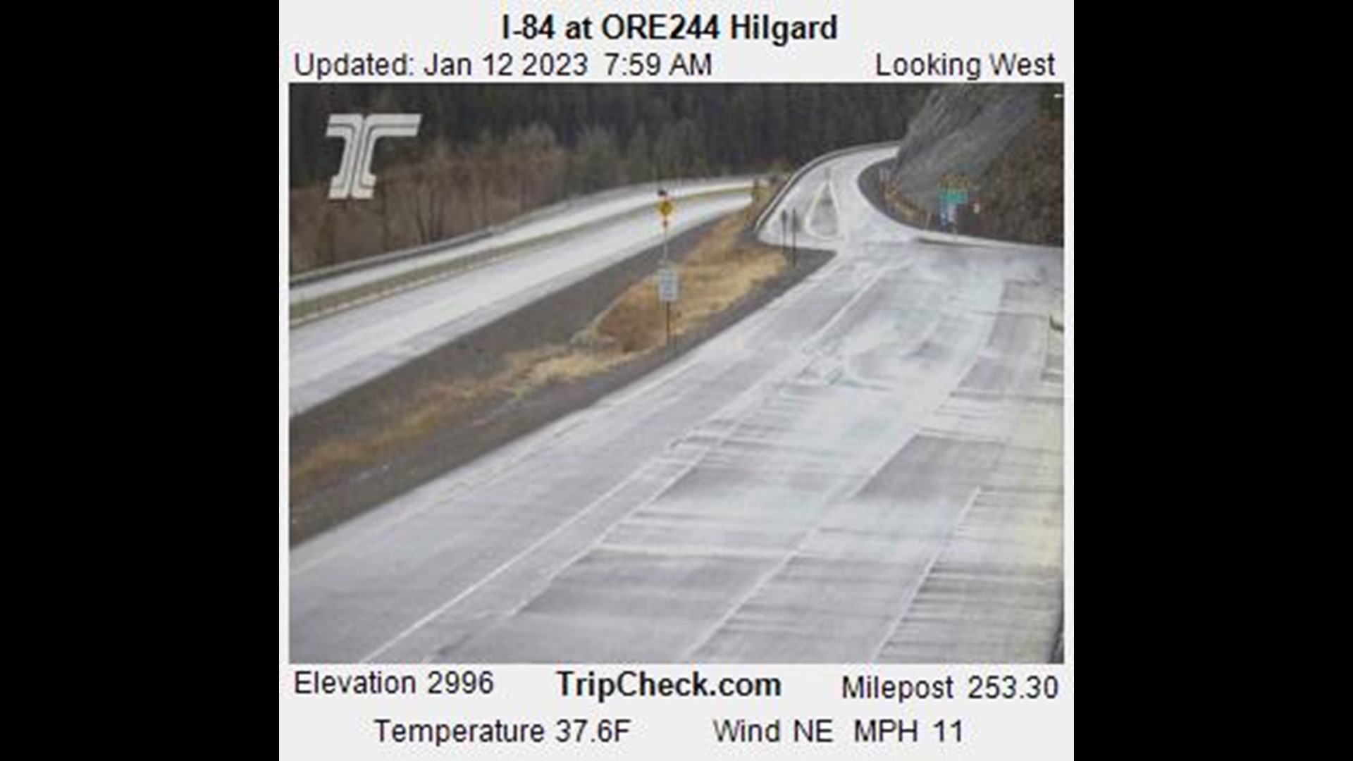 I-84 shut down due to power pole fire near La Grande, Oregon | ktvb.com