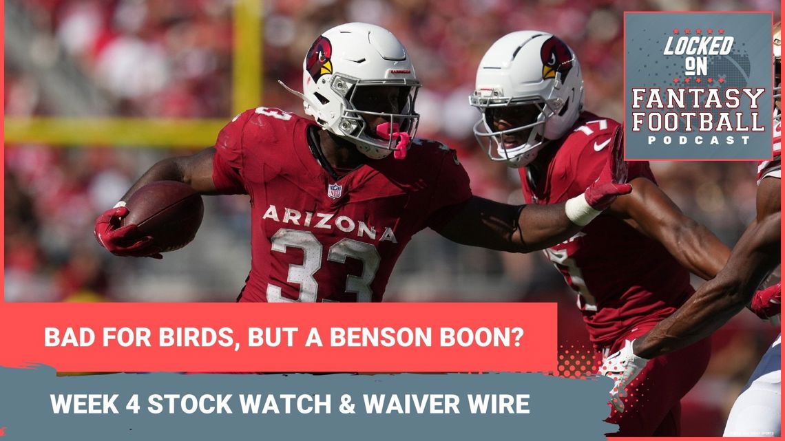 Bengals, Falcons DOWN; Trey Benson UP for Cardinals: Week 4 fantasy ...