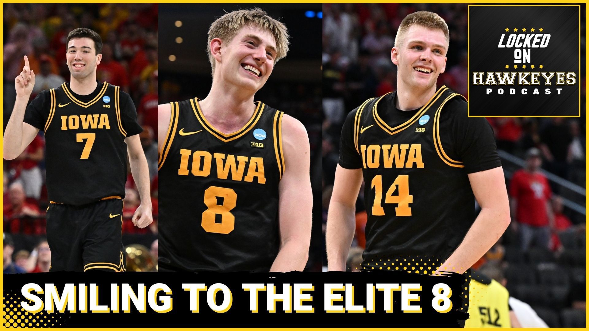 ECSTASY: Iowa Hawkeyes Elite Eight Bound — Bennett Stirtz, Tate Sage ...