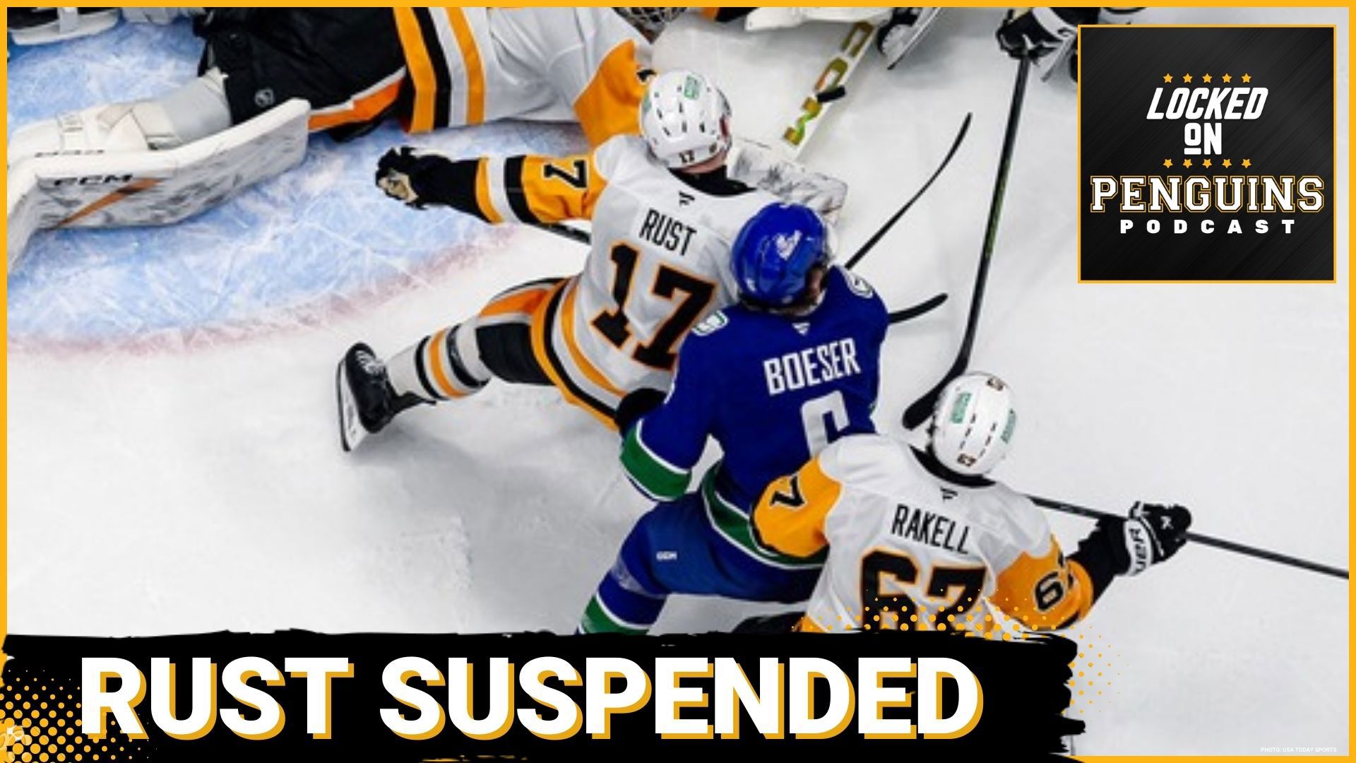 Penguins forward Bryan Rust has been suspended 3 GAMES, is it fair ...