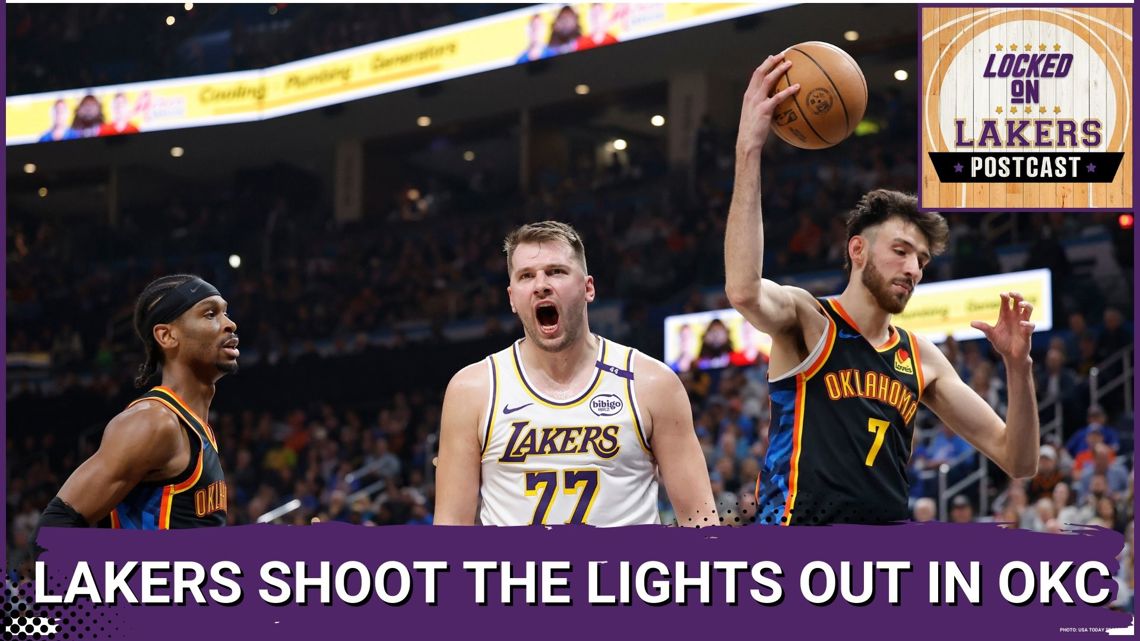 LAKERS POSTCAST Lakers SHOOT THE LIGHTS OUT in OKC | ktvb.com
