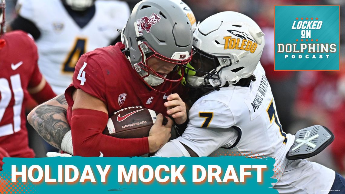 FINS MOCK DRAFT | Dolphins Stock Up On Trenches, Secondary & Find A ...