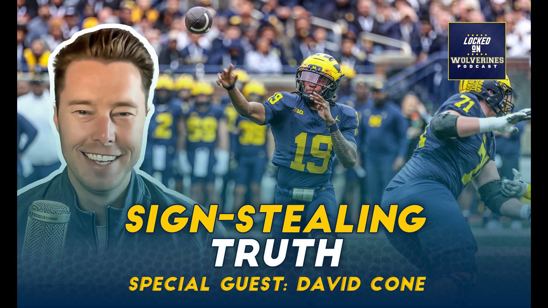 David Cone EXPOSES Truth Behind Michigan's Sign-Stealing Saga | Is NCAA ...