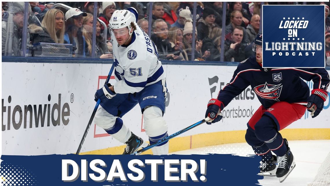DISASTER: Lightning Point Streak CRUSHED By Blue Jackets | D'Astous ...