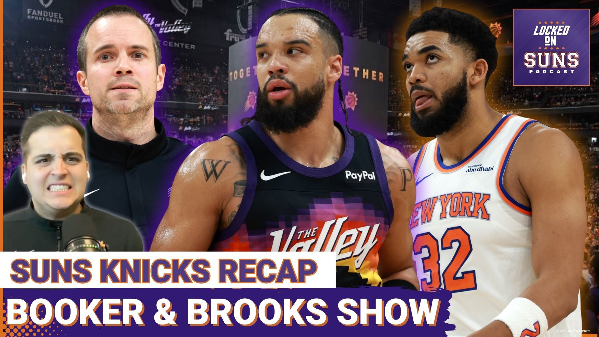 The Phoenix Suns BEAT The New York Knicks Behind Devin Booker And Dillon Brooks Late Game ...