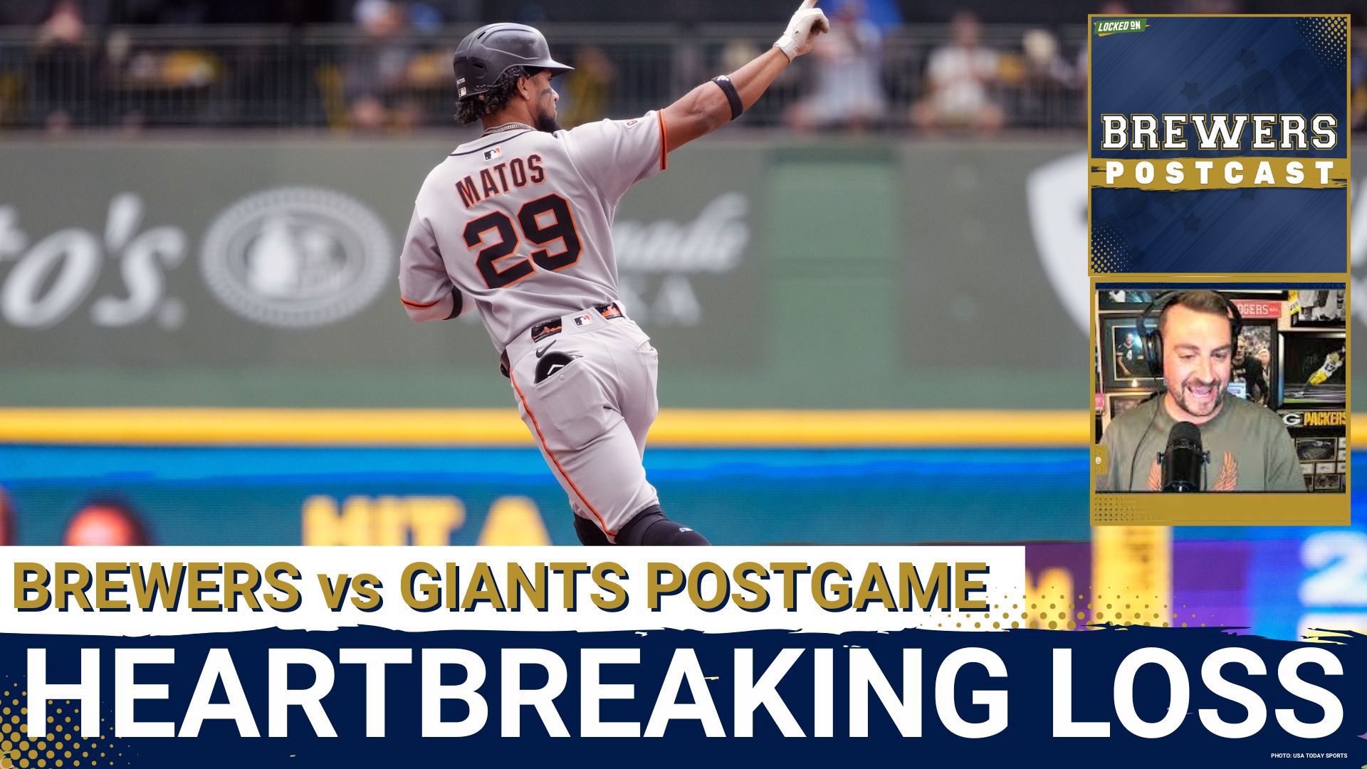 BREWERS POSTCAST: Brewers LOSE Series Finale | Patrick Solid, Giants ...