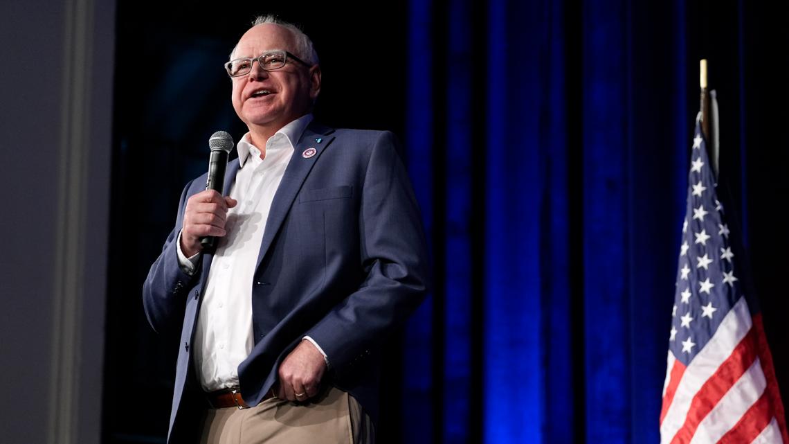 Protest held outside of Gov. Tim Walz home in Minnesota | ktvb.com