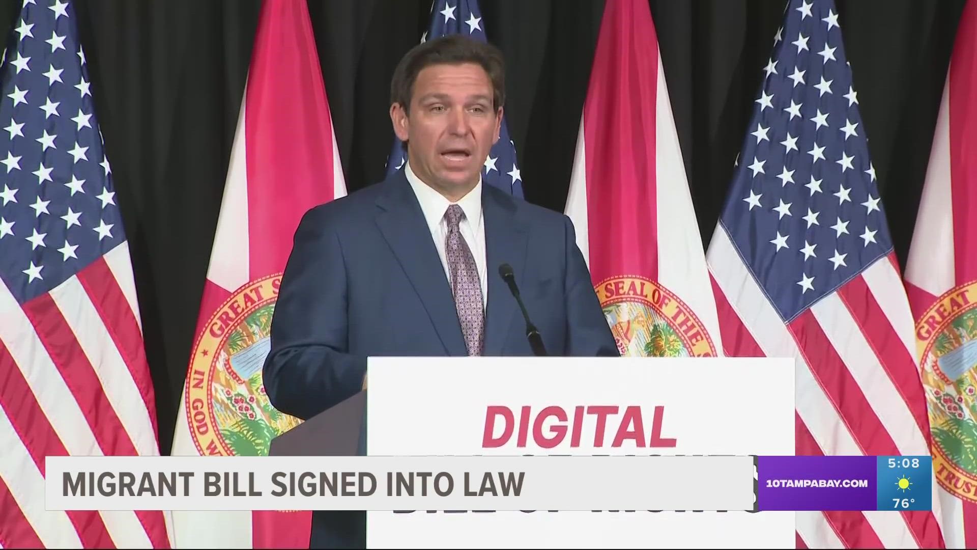 Gov. DeSantis signs expansion of migrant relocation program | ktvb.com