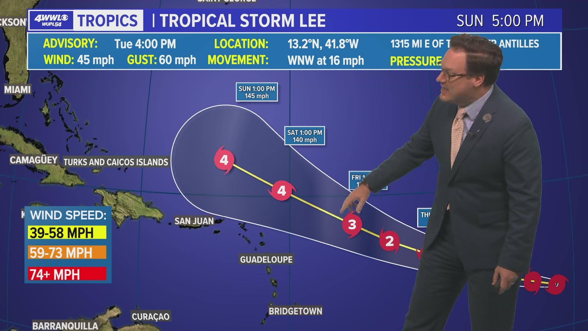 Tropical Storm Lee forms in Atlantic Ocean | ktvb.com
