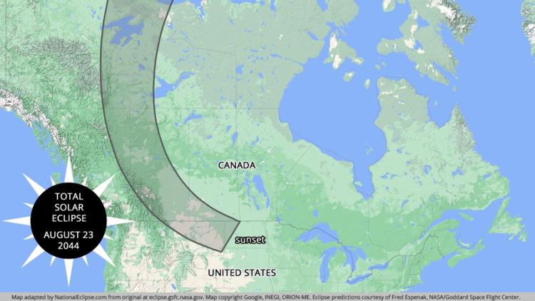 What is the path of the 2045 solar eclipse? | ktvb.com